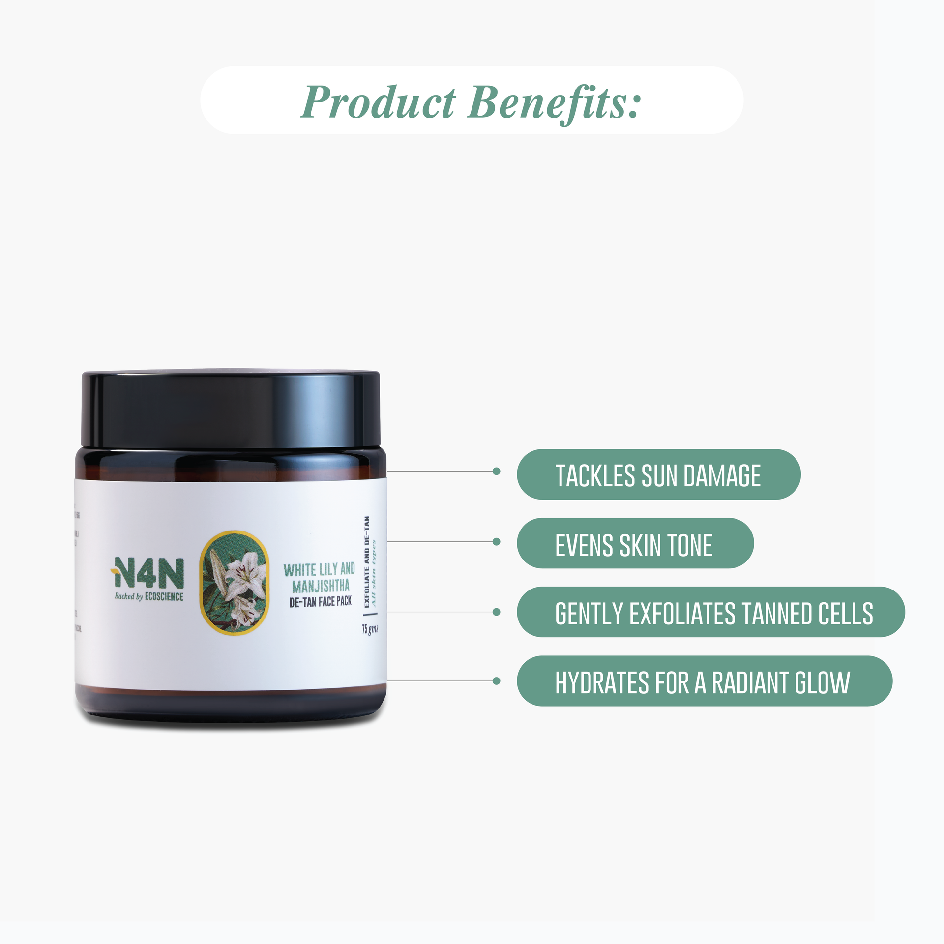 Best Detan Face Pack for Tan Removal & Glowing Skin – Nature4Nature