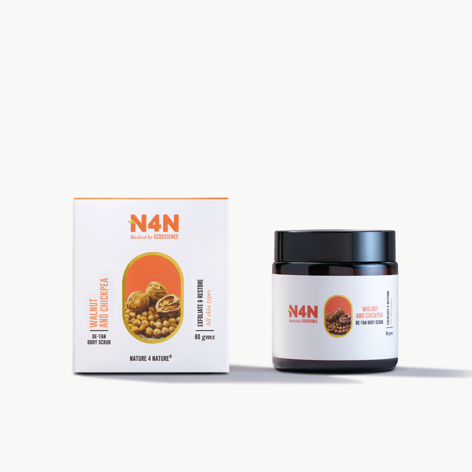 Detan Body Scrub for Tan Removal & Bright Skin – Nature4Nature